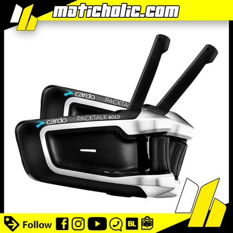 Cardo Packtalk Bold JBL Bluetooth Intercomm Dual Pack | maticholic.com